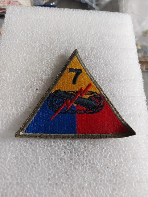 PATCH ARMÉE US 7th ARMORED DIVISION ww2 original EUR 12,00 - PicClick FR