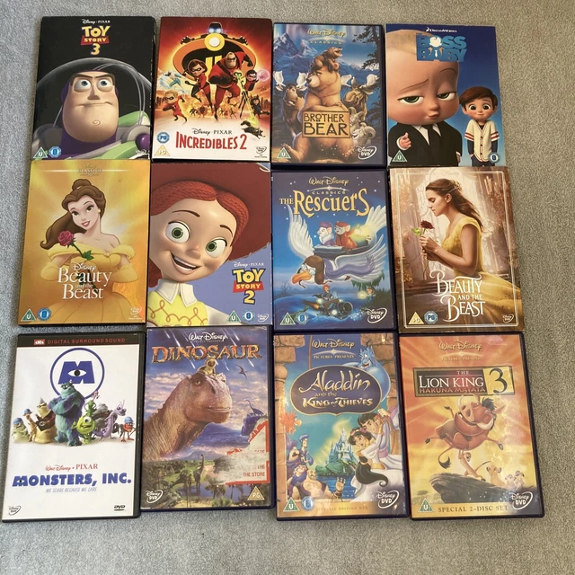 DISNEY PIXAR DVD Bundle / Job Lot Of 12 Kids Classics Toy Story Monsters Inc £11.99 - PicClick UK