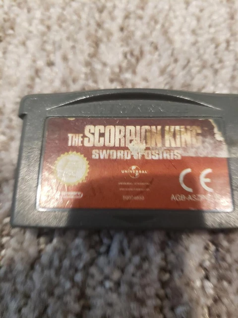 CARTOUCHE THE SCORPION King: Sword of Osiris Nintendo Game Boy Advance ...