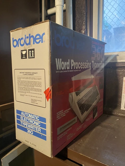 BROTHER CORRECTRONIC ELECTRIC 360 Word Processor Type-Writer Tested!! £ ...