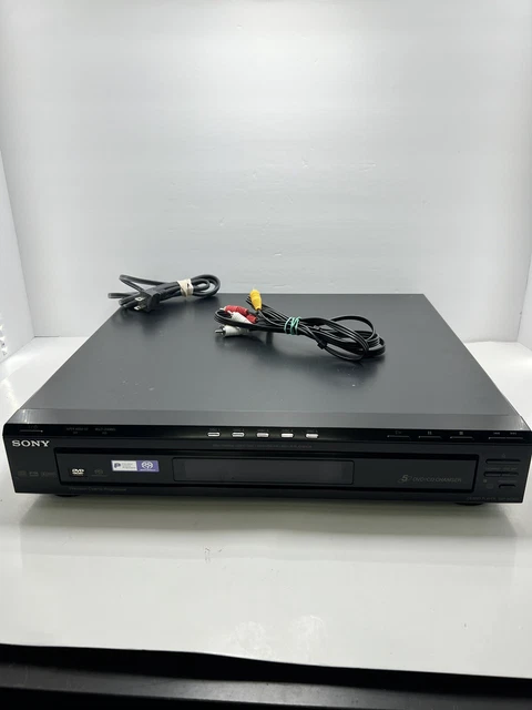 SONY CD/DVD CHANGER Player Model DVP-NC80V 5-Disc Black Carousel $65.00 ...