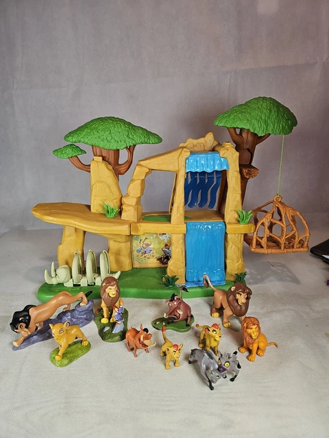 DISNEY LION KING Lion Guard Pride Rock Playset With Figures Bundle ...