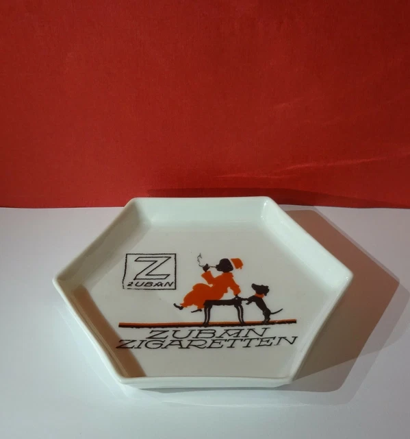 ORIGINAL OLD ZUBAN Cigarettes Porcelain Ashtray RARITY Pre-War (2) £62. ...