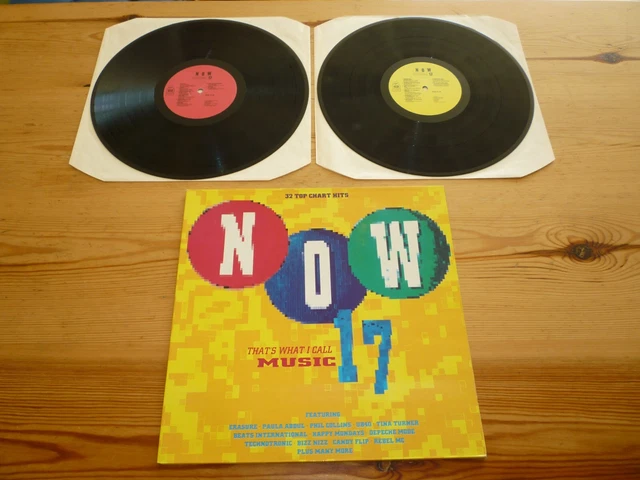 NOW THATS WHAT I CALL MUSIC VOLUME 17 VINYL DOUBLE ALBUM 2x RECORDS LP ...