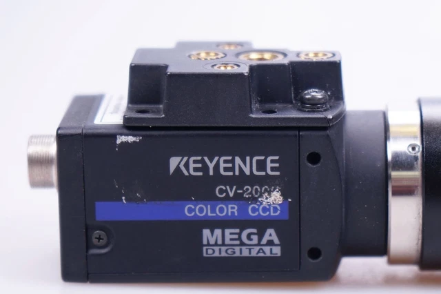 KEYENCE CV-200C DIGITAL 2 millones de píxeles Cámara a color + Lente F1 ...
