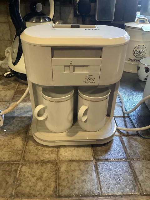 VINTAGE PHILIPS TEA Maker, Model HD 5192, 2 original cups, wall ...