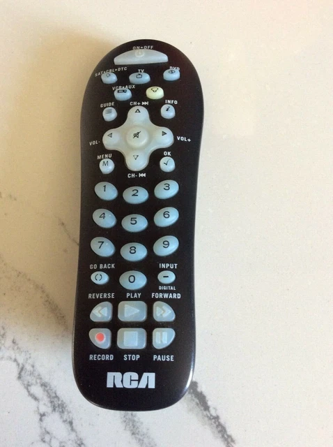 RCA TELEVISION REMOTE Control Universal Cable Satellite DVD VCR RCR ...