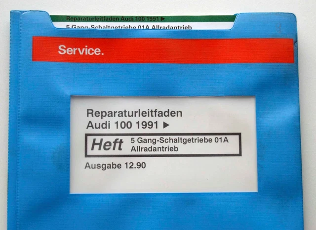 AUDI 100 C4, 5 Gang-Schaltgetriebe 01A Allradantrieb ...