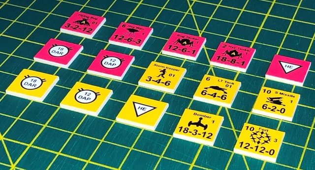 STARSHIP TROOPERS, EXTRA units expansion 3, Avalon Hill, 84 counters ...