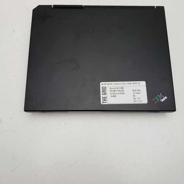 IBM THINKPAD R40 Intel Celeron 2 GHz 1 Go de RAM sans disque dur EUR 18 ...