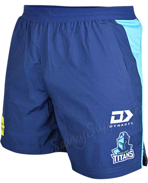 GOLD COAST TITANS NRL Mens Training Shorts Sizes S-7XL BNWT EUR 52,25 ...