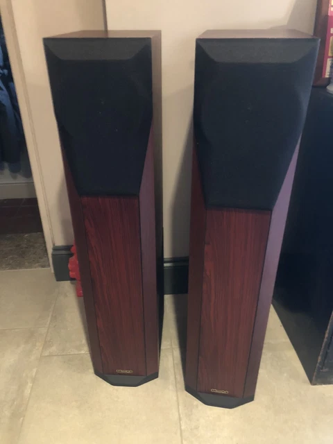 VINTAGE MISSION 783 Floor Standing 3 Way Reflex Loaded Speakers *new ...