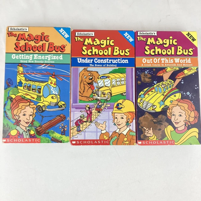 THE MAGIC SCHOOL Bus Lot - Scholastic World 3 VHS Tapes Lot Kids Movies ...