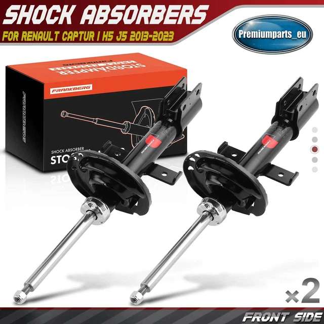 2X SHOCK ABSORBERS Front for Renault Captur I H5 J5 2013-2023 3338008 ...