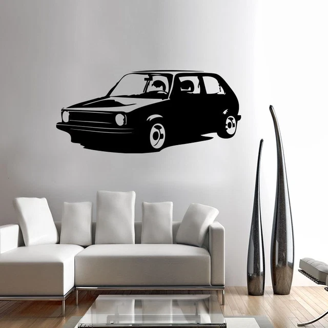 GOLF GTI MK1 WALL ART01 decal graphic adhesive UNIQUE £13.99 - PicClick UK