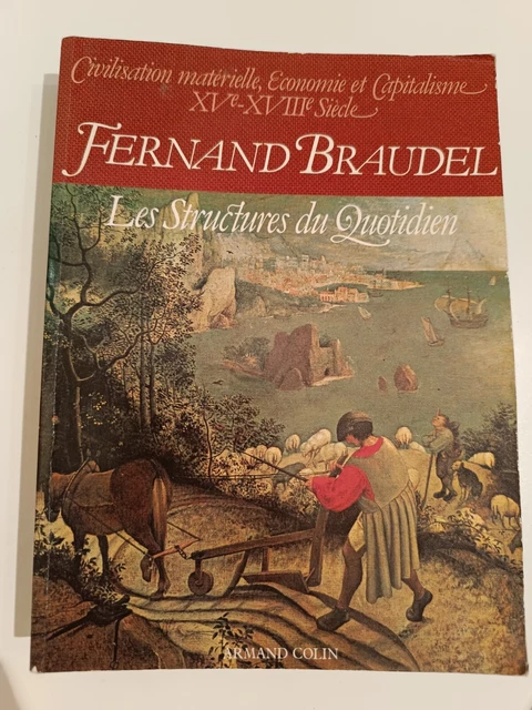 LES STRUCTURES DU Quotidien Fernand Braudel EUR 25,00 - PicClick FR