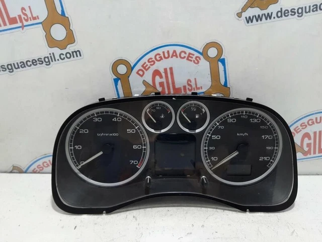 P9645768480 TABLEAU DE bord compteur pour PEUGEOT 307 (S1) 2001 163524 ...