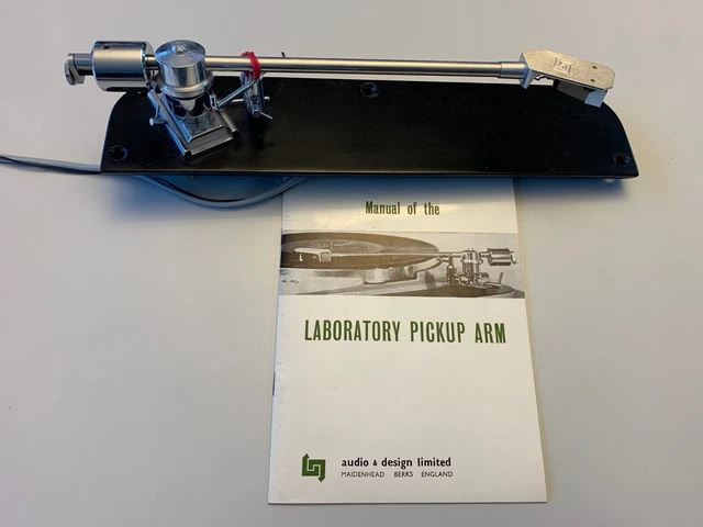 RARE VINTAGE UNIPIVOT Laboratory Tonearm On Thorens Td 124 Armboard ...