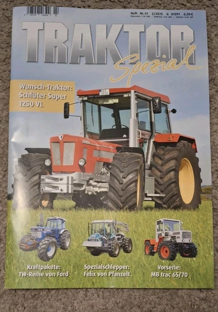 TRAKTOR SPEZIAL HEFT 51 Nr 2/2025 vom Klaus Rabe Verlag EUR 6,50 ...