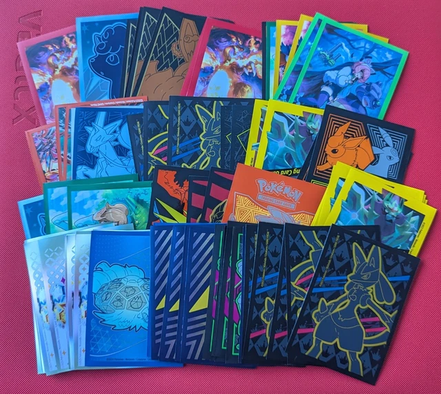 POKÉMON ETB RANDOM Sleeve Bundle TCG Charizard Pikachu 85 Pack Versions ...