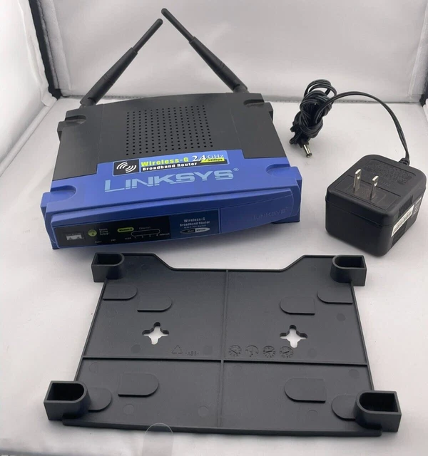 LINKSYS WRT54G WIRELESS-G Broadband Router with 4-Port Switch Access ...