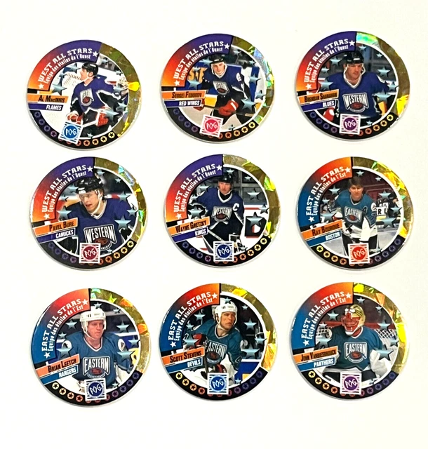 1994-95 CANADA GAMES POGS EAST / WEST ALL-STARS TEAM SET LOT x 10 ...
