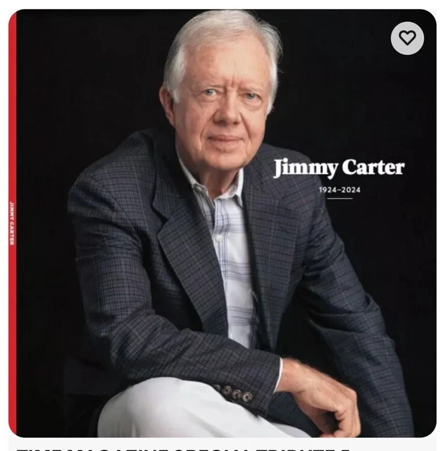 TIME MAGAZINE SPECIAL TRIBUTE January 2025 President Jimmy Carter NEW £ ...