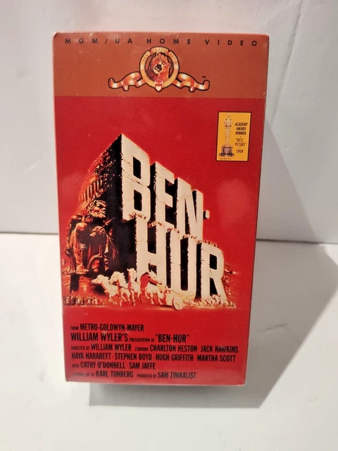 BEN-HUR VHS 1995 sealed with watermarks ready to be graded £31.49 ...