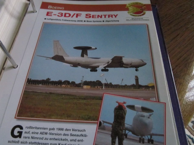 FASZINATION 5 22 Boeing E 3D/F Sentry Frühwarnflugzeug USA EUR 4,75 ...