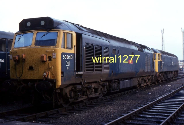 6X4 RAILWAY PHOTOGRAPH Class 50 50040 at Bristol Bath Road 23.09.78 £1. ...