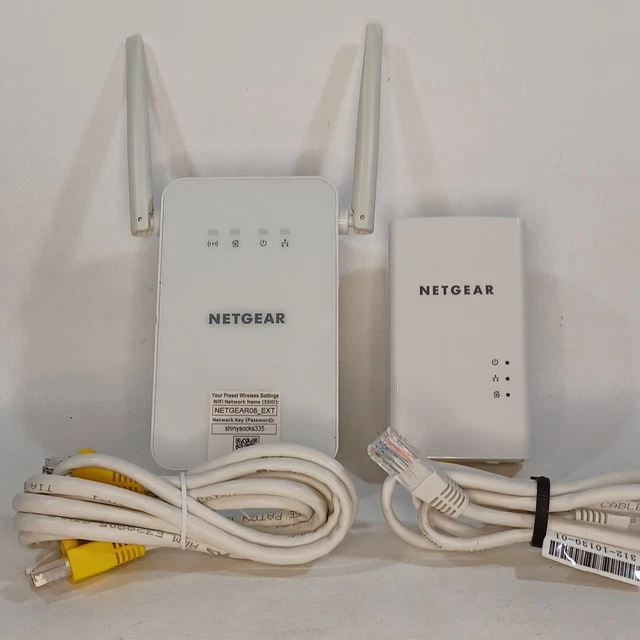 NETGEAR POWERLINE PLW1000V2 WiFi Access Point & Adapter AC1000 1000 ...