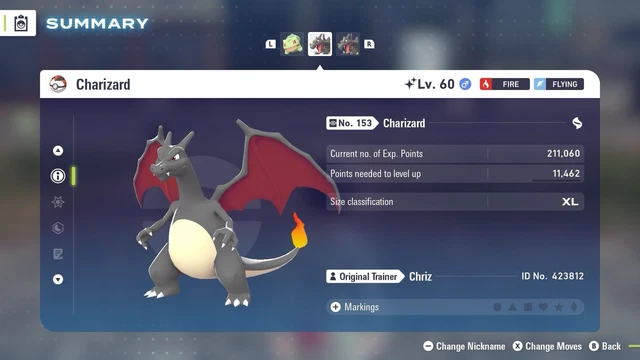 SHINY XL CHARIZARD Pokémon Legends Za Perfect IV With Masterball £1.16 ...