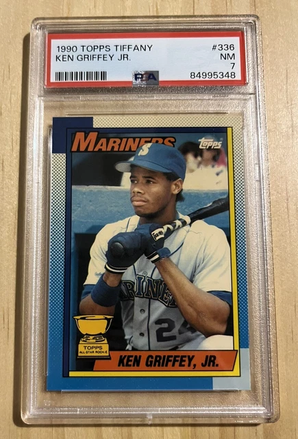 1990 TOPPS TIFFANY All-Star Rookie #336 Ken Griffey Jr. Mariners Hof ...
