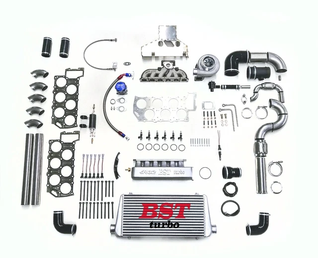 R32 TURBO KIT 3,2 v6 Garrett GTX3582 Turbokit Tüveintragung BUB BFH AQP ...