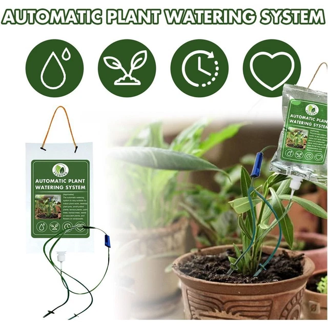 WATERING SYSTEM LIFE Support Plant Drip Irrigation Automatic Watering ...