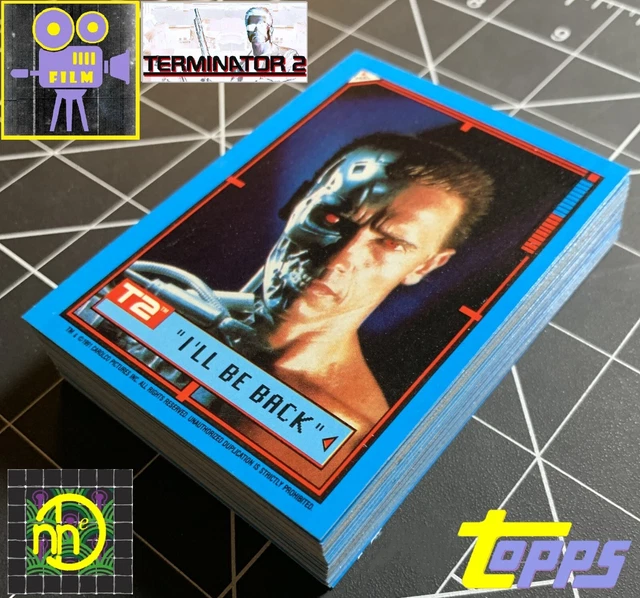 1991 TOPPS TERMINATOR 2 Judgment Day Sticker Cards - Complete Base Set ...
