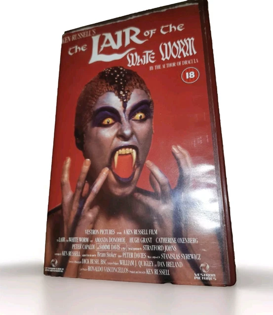 THE LAIR OF The White Worm VHS Big Box - UK PAL - 1988 - Ken Russell £ ...