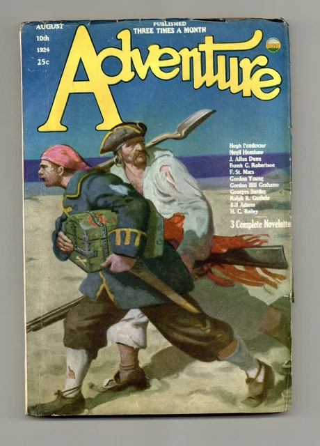 ADVENTURE PULP/MAGAZINE VOL. 48 #1 VG/FN 5.0 1924 £163.39 - PicClick UK