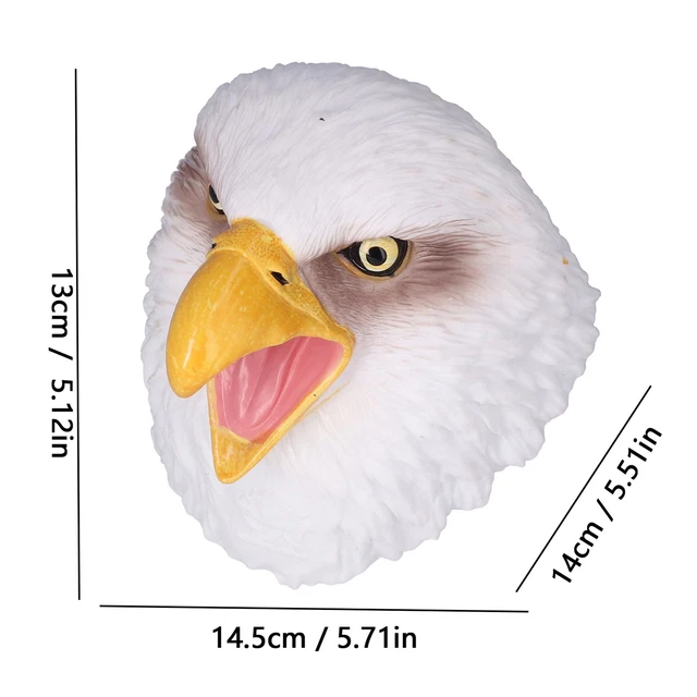 WHITE EAGLE HAND Puppet Lifelike Animal Hand Puppet Toy Kids Birthday ...