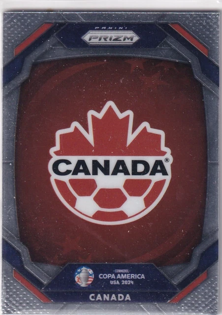 PANINI PRIZM 2024 Conmebol Copa América N º 15 Canadá Escudo Logo EUR 2 ...