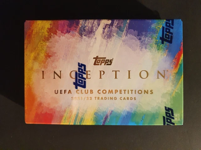 TOPPS INCEPTION SOCCER 2021/22 UEFA Champions League - Sealed Box £449. ...