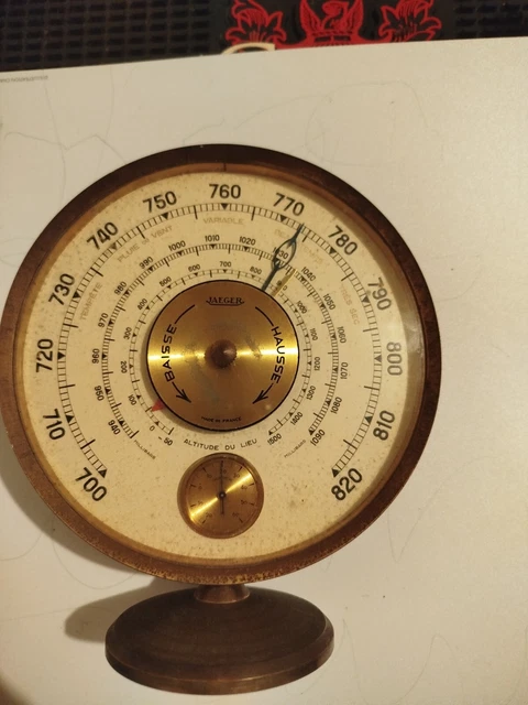 ANCIEN BAROMÈTRE THERMOMÈTRE Jaeger Made In FRANCE EUR 90,00 - PicClick FR