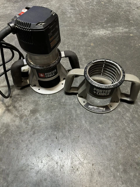 PORTER CABLE MODEL 7519EC 3-1/4 HP Production Router and 75361 Base ...