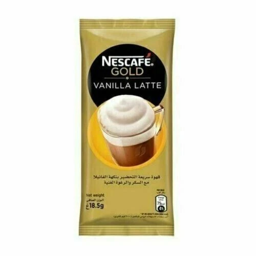 NESCAFE GOLD VANILLA Latte 18.5g FREE SHIPPING WORLD WIDE $17.99 ...