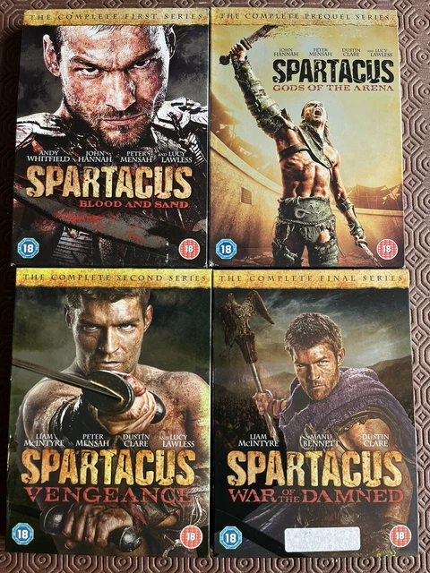 SPARTACUS THE COMPLETE Collection DVD box sets, all 4 seasons including ...