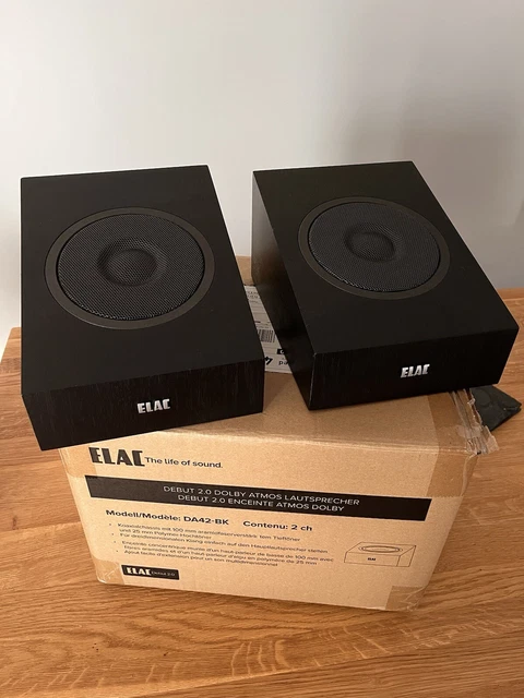 ELAC DOLBY ATMOS Speakers - Debut 2.0 A4.2 £160.00 - PicClick UK