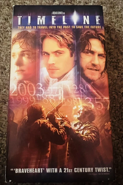 TIMELINE (VHS, 2004): Paul Walker; Time travel; Great Movie! £1.52 ...