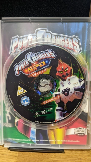 POWER RANGERS S.P.D Space Patrol Delta Wired Volume 3 DVD Animation ...