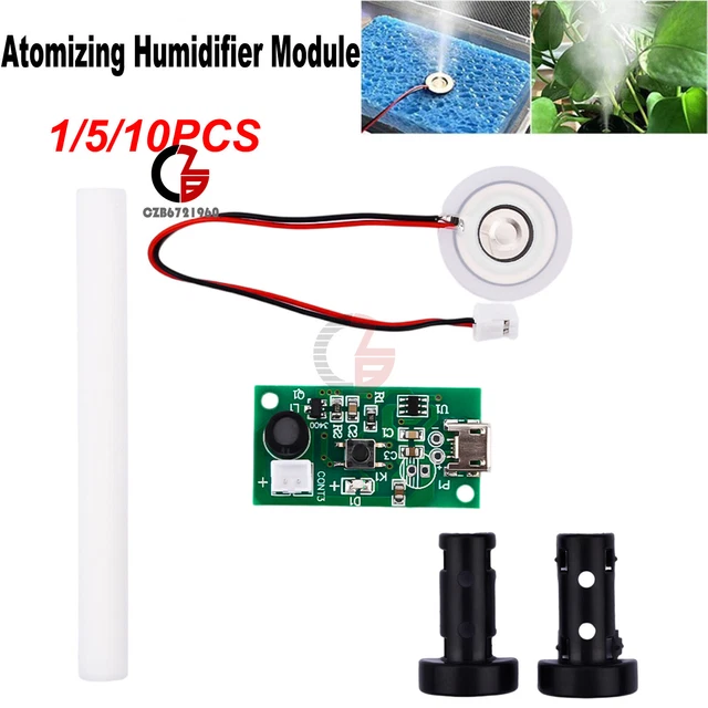 MICRO USB ULTRASONIC Mist Maker Atomizing Fogger DIY Humidifier Circuit ...