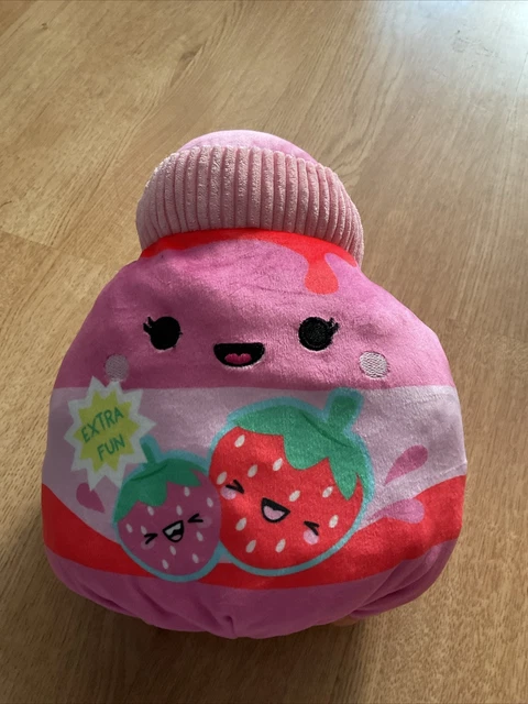 SQUISHMALLOW FLIP A Mallow Berrina Into Chunks Peanut Butter Jam Plush ...